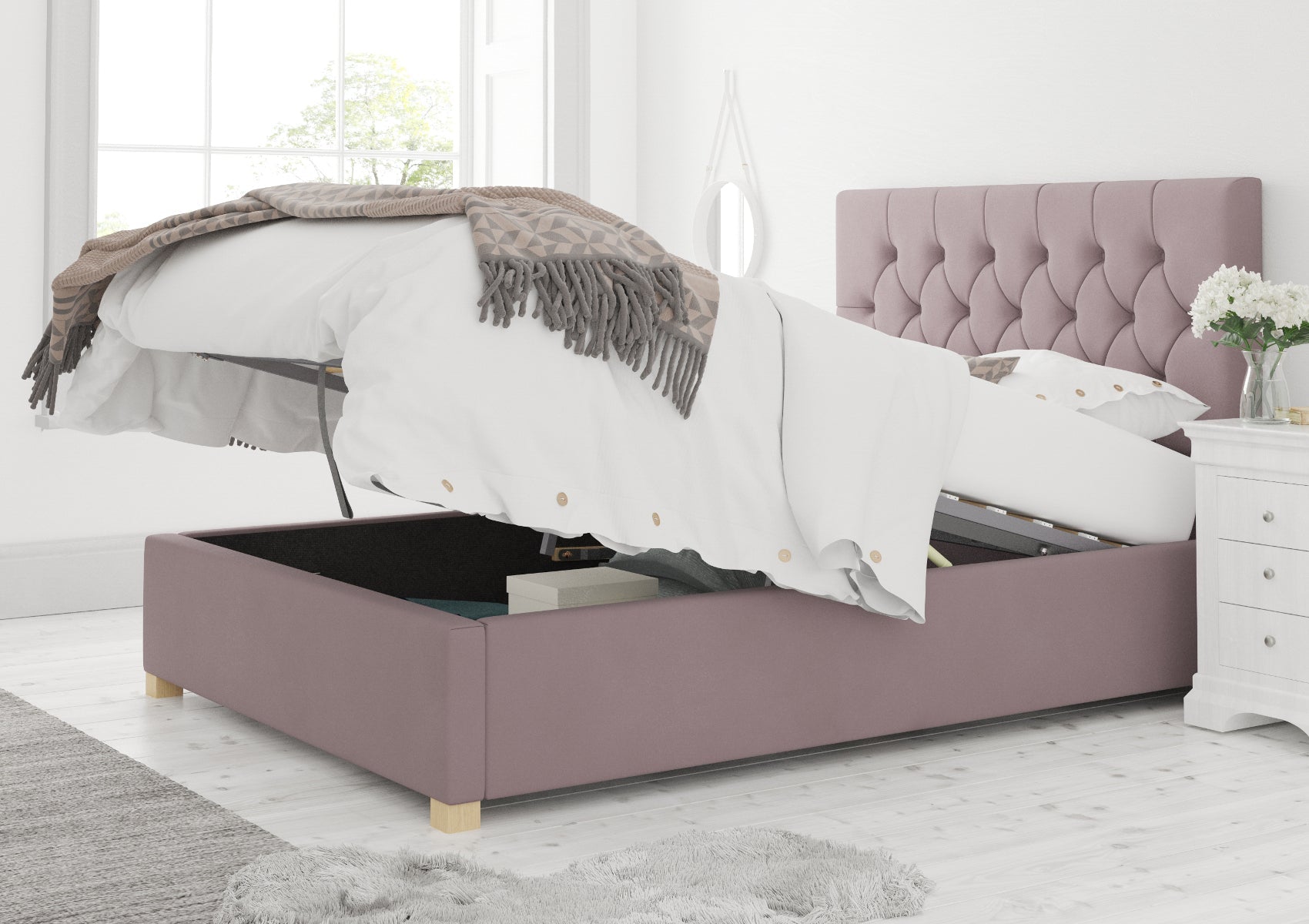Pink Ottoman Beds – Time4Sleep