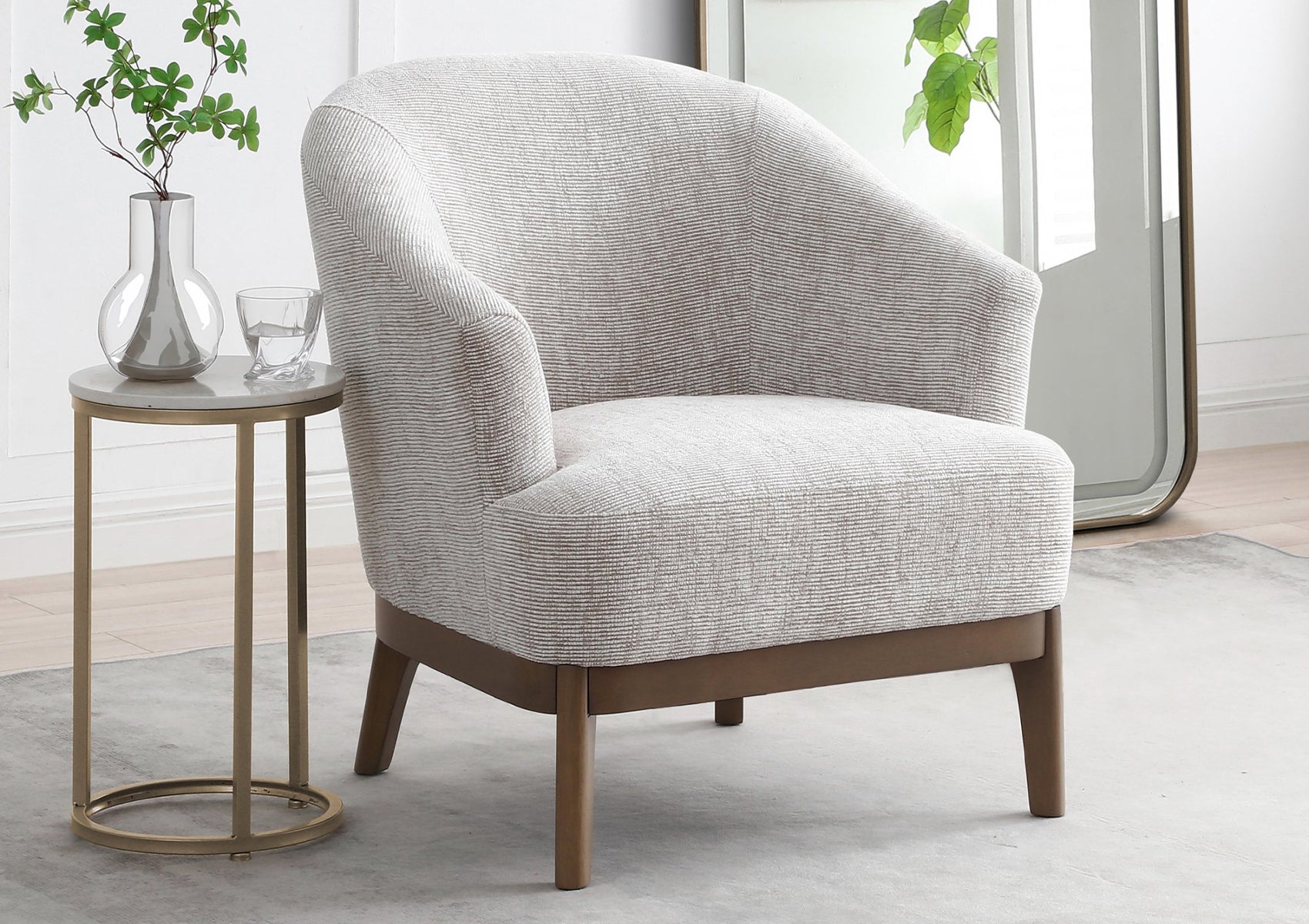 Alaska Natural Cream Chair – Time4Sleep