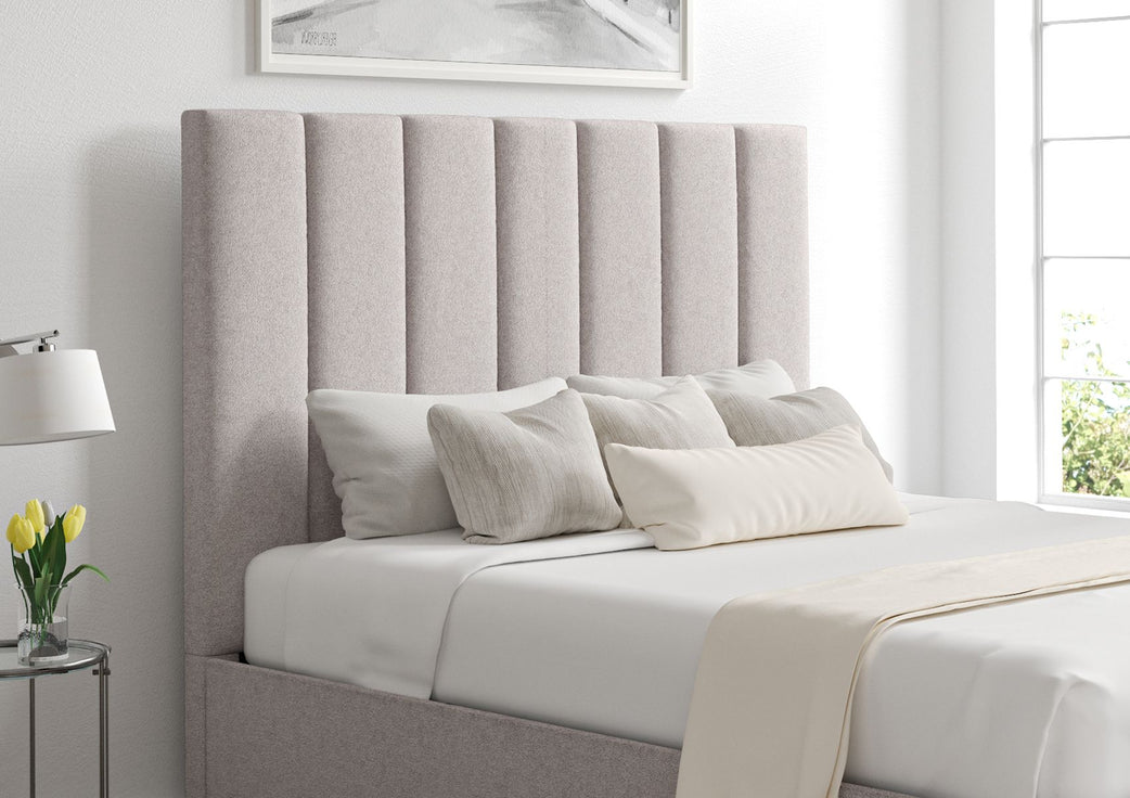 Amalfi Trebla Chalk Upholstered Ottoman Bed Frame Only – Time4Sleep