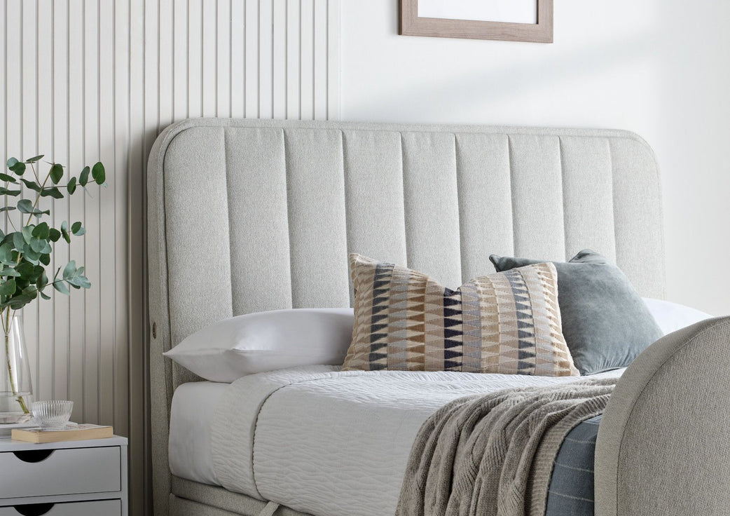 Aspen Upholstered Ottoman TV Bed Shell Bed Frame Only – Time4Sleep