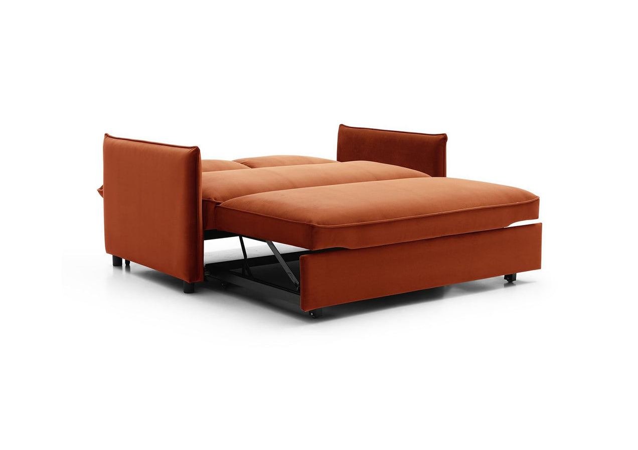 Coniston Burnt Orange 2 Seater Sofa Bed – Time4Sleep