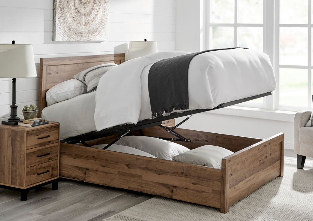 Brookes Wooden Ottoman Storage Bed – Time4Sleep