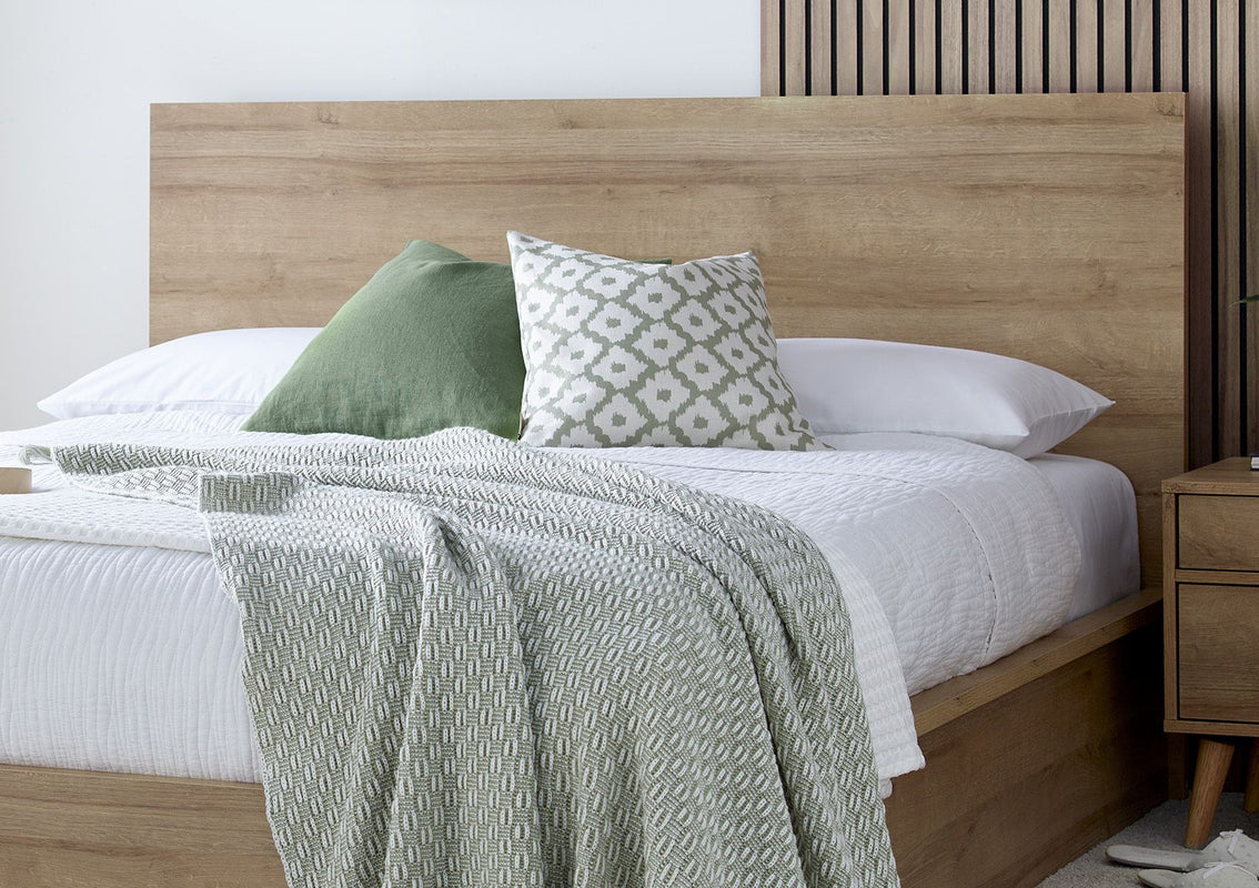 Chicago Riviera Oak Wooden Ottoman Storage Bed – Time4Sleep