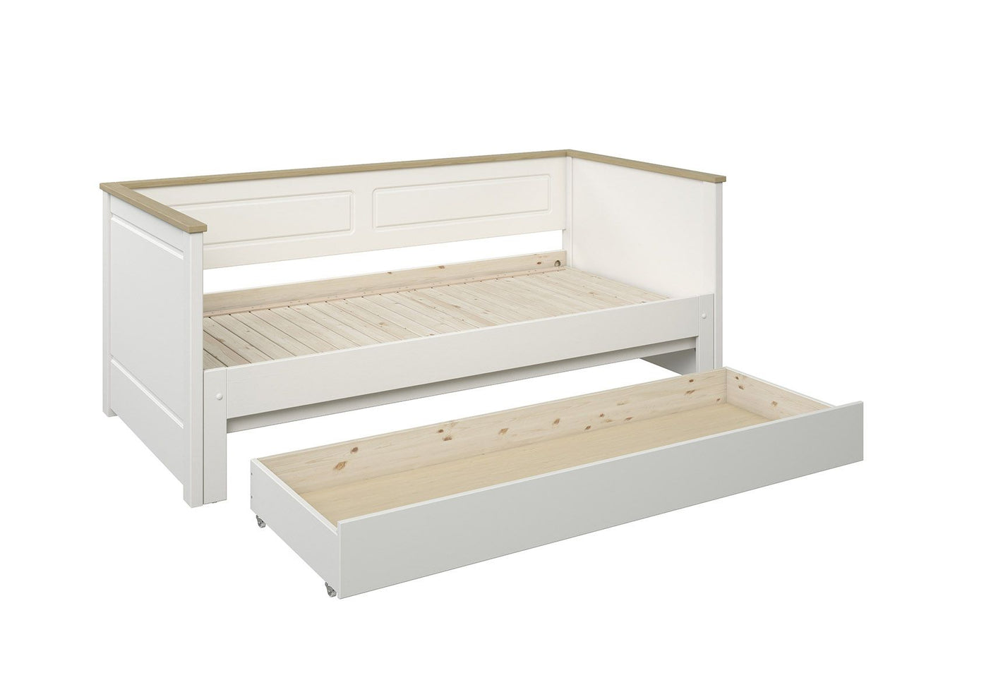 Heritage White Day Bed With Drawer & Guest Bed – Time4Sleep