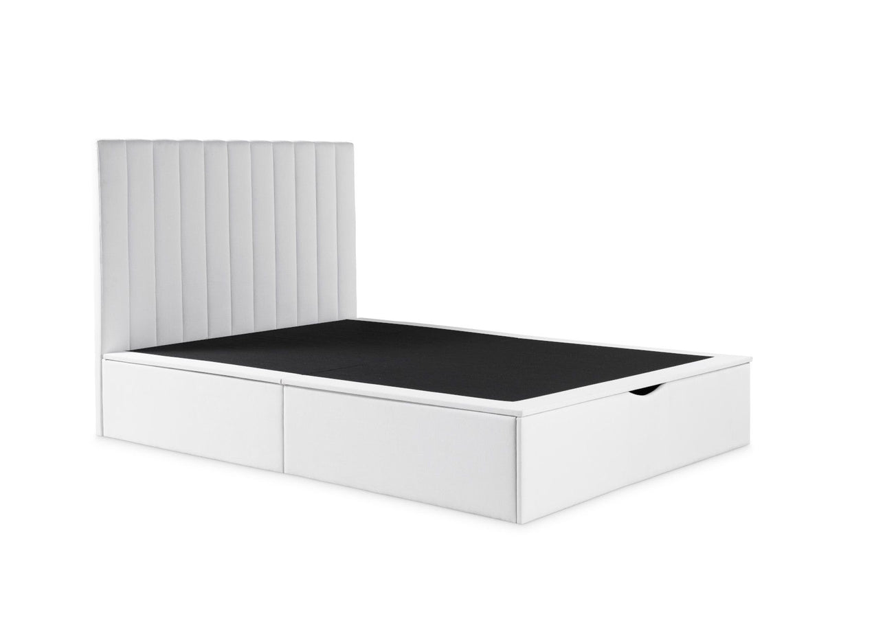 Onelife Off White Upholstered Ottoman Bed Frame – Time4Sleep