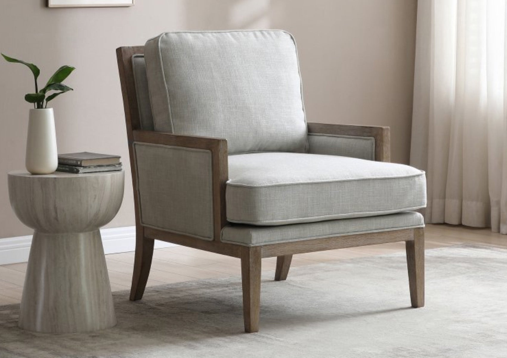 Severn Cream Chair – Time4Sleep